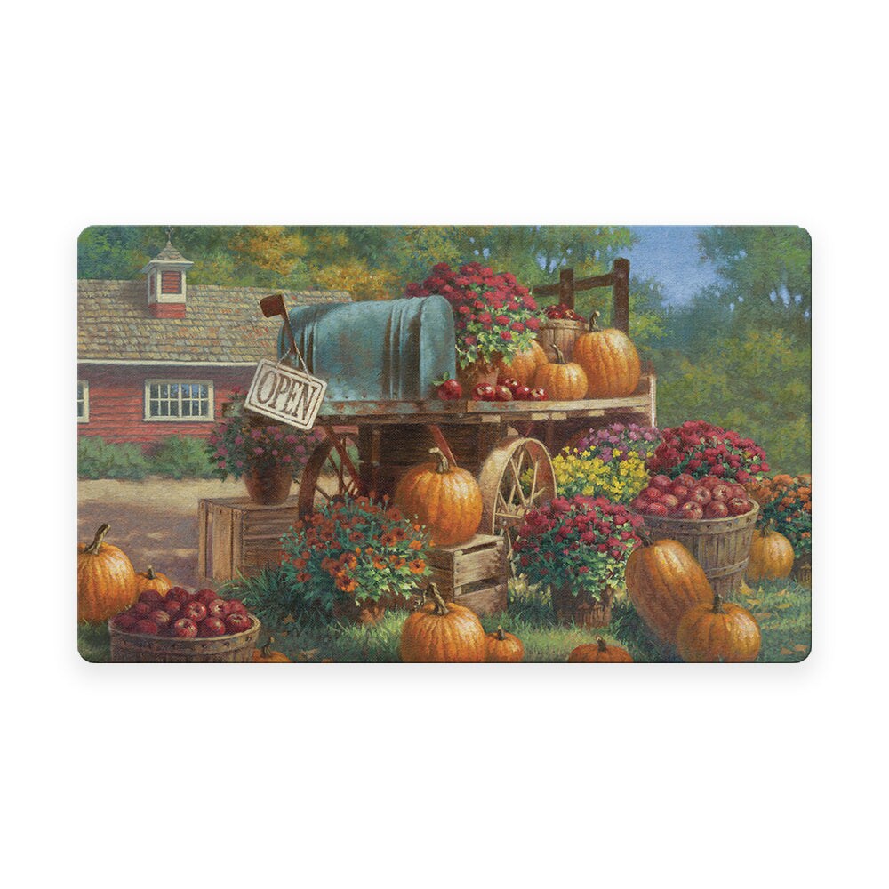 Farm Pumpkin Door Mat (18 x 30") | Michaels
