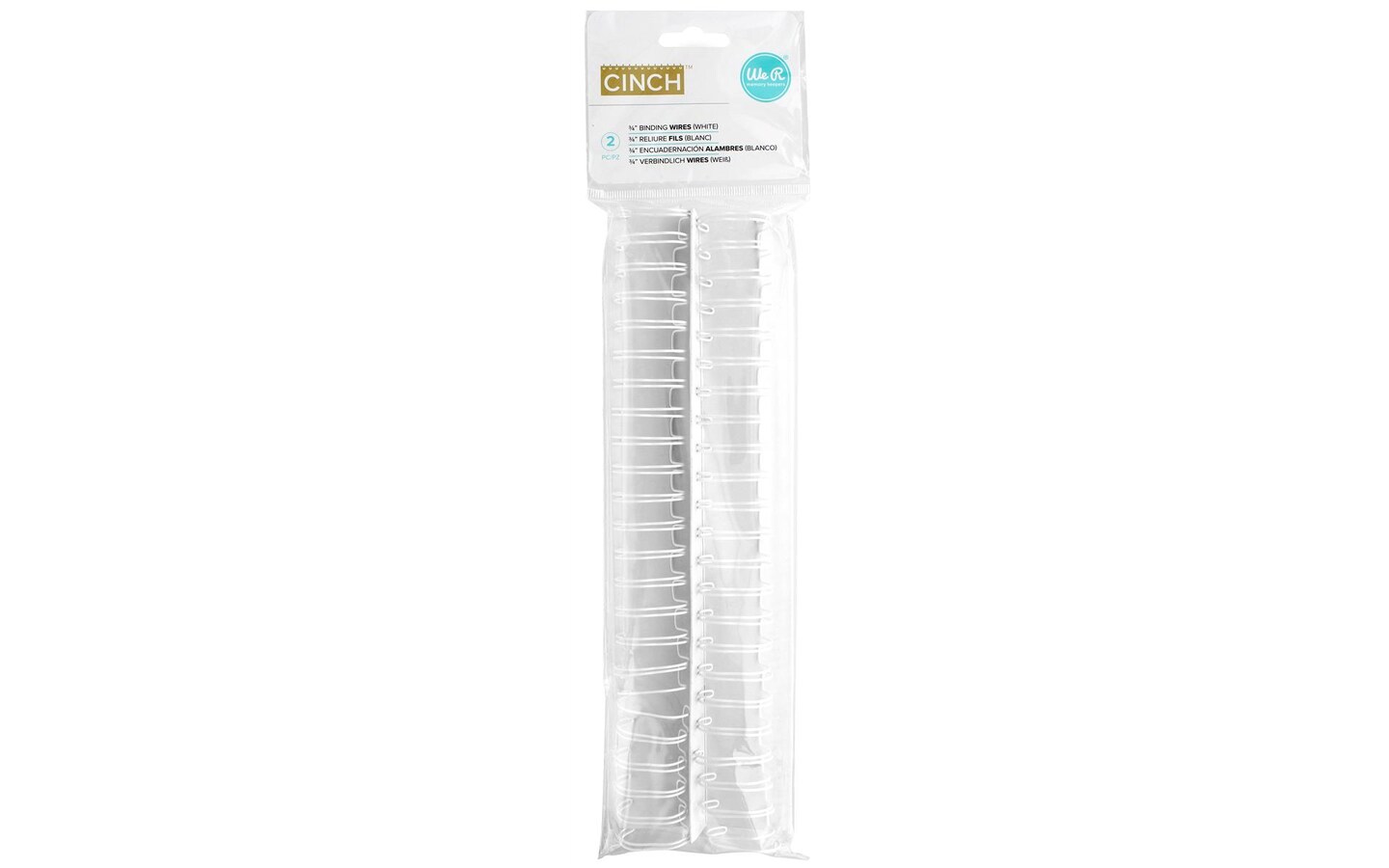 We R Memory Cinch Binding Wire .75" White | Michaels