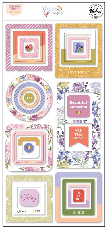Garden Bouquet Chipboard Frames - Pinkfresh Studio | Michaels