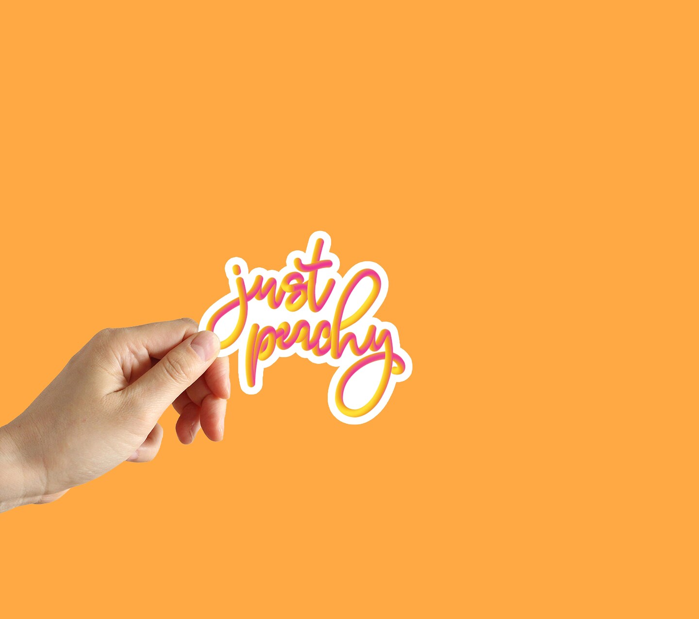 Just Peachy Sticker Be Happy Sticker Choose Joy Sticker Water Bottle ...