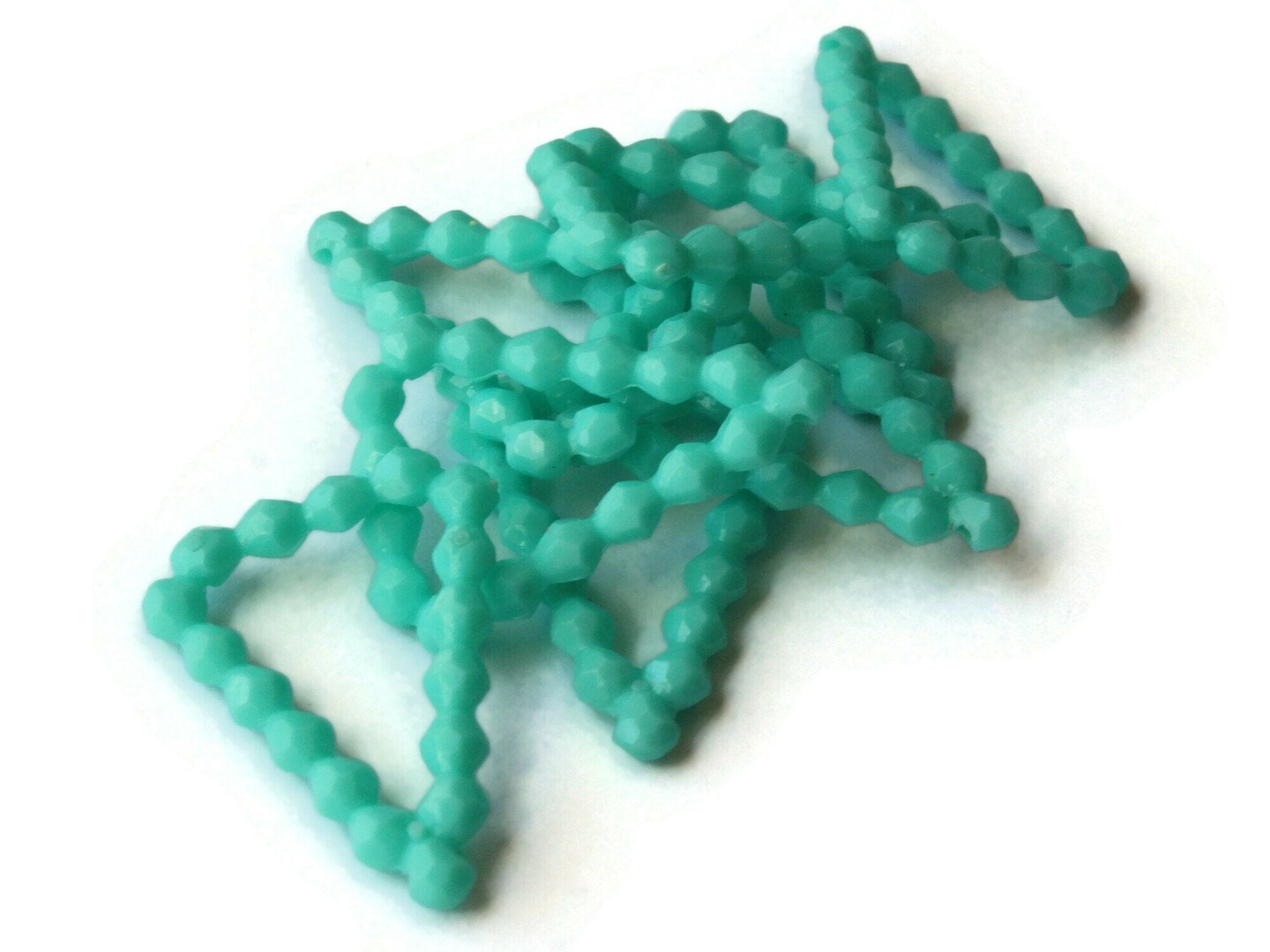 8 31mm Sky Blue Vintage Plastic Open Bumpy Triangle Beads | Michaels