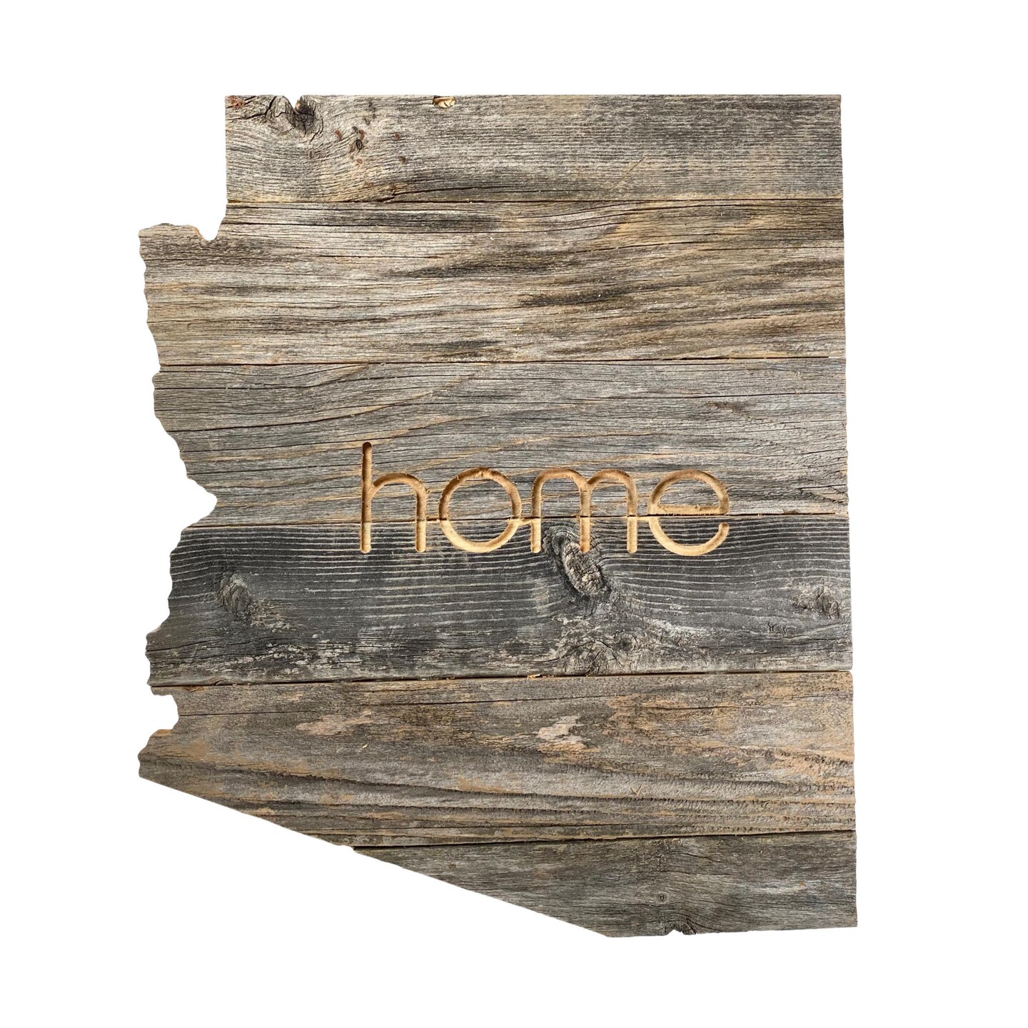 Large Rustic Farmhouse Home State Reclaimed Wood Wall Sign | Michaels