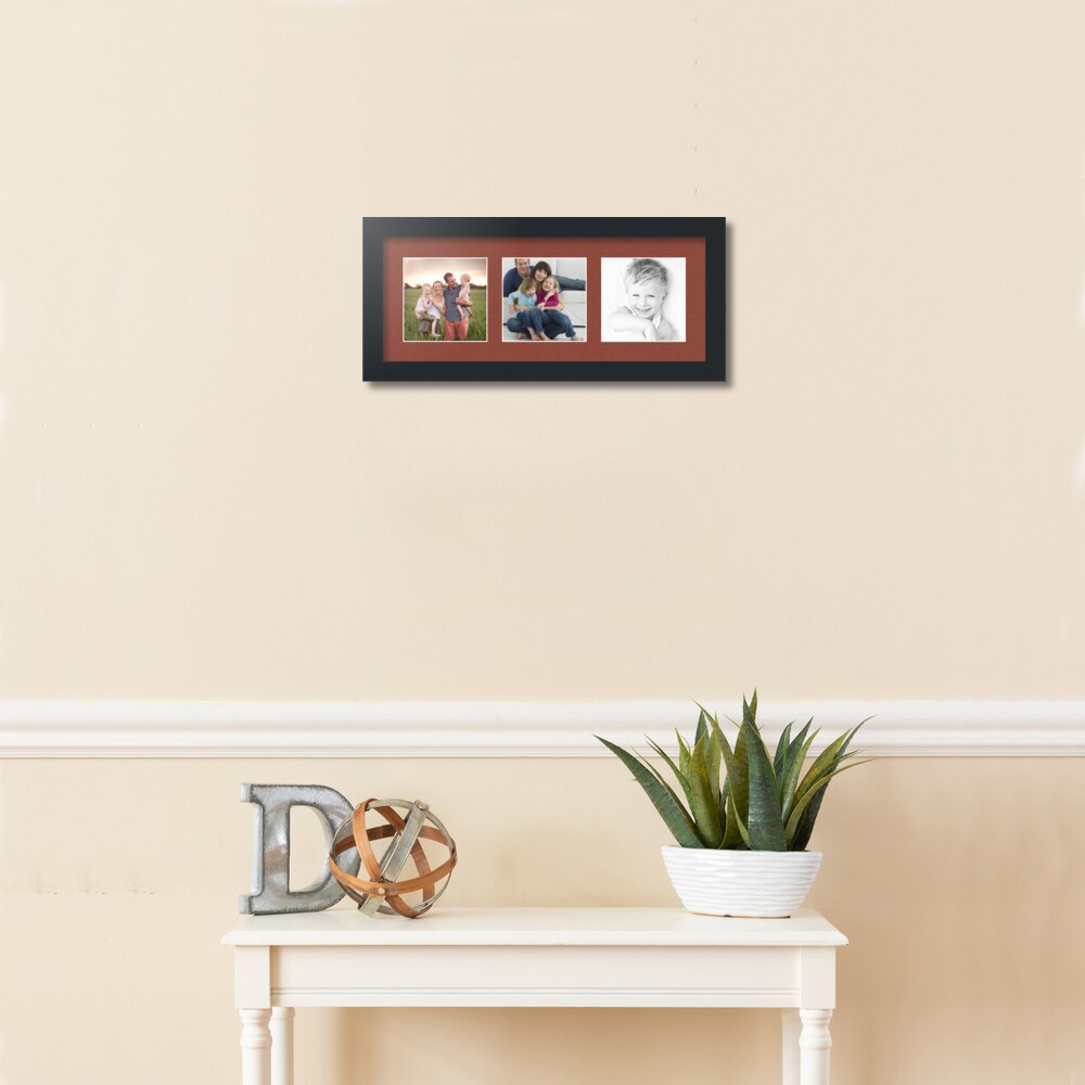 ArtToFrames Collage Photo Picture Frame with 3 - 5x5 inch Openings ...