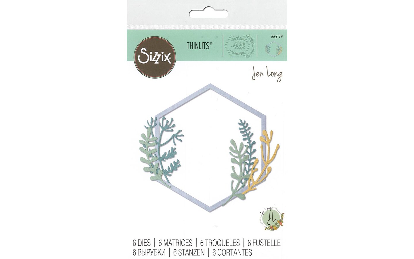 Sizzix JLong Thinlits Die Botanical Frame | Michaels