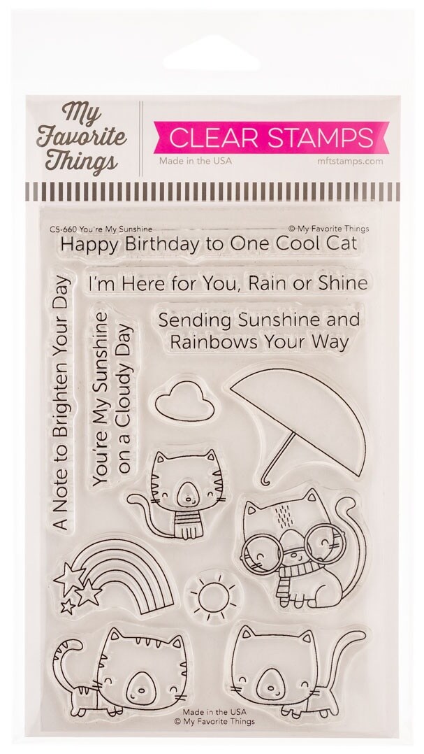 My Favorite Things Clear Stamps 4"X6"-You're My Sunshine | Michaels
