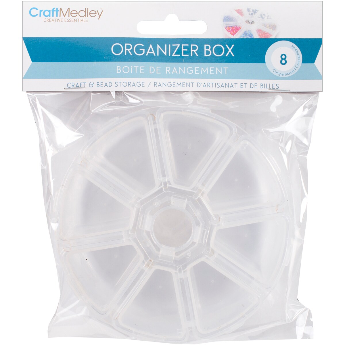 Craft Medley Craft and Bead Storage Organizer Box-4" | Michaels