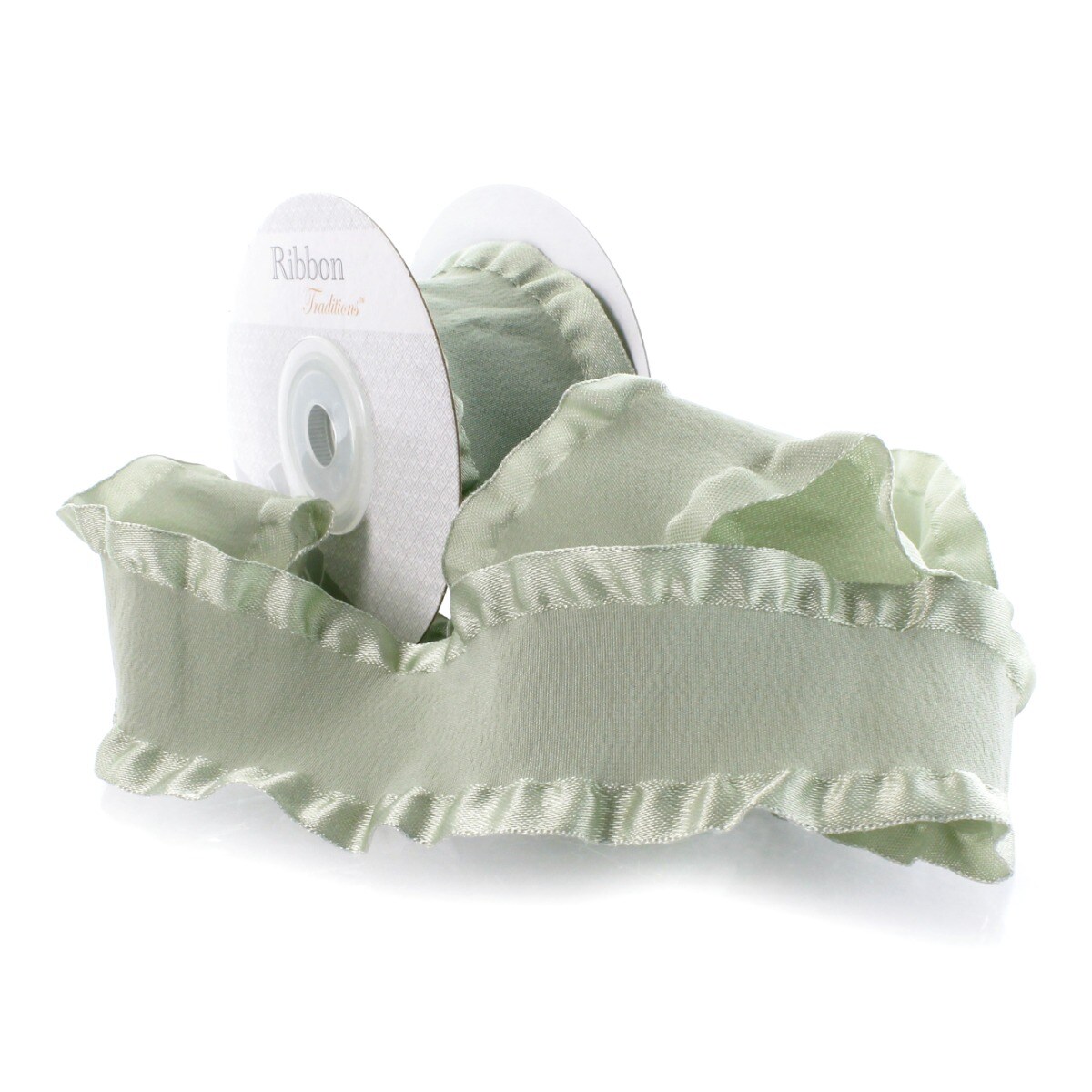 1.5" Satin Double Ruffle Edge Ribbon | Michaels