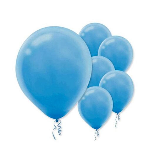 72 Ct 12" Powder Blue Latex Balloons | Michaels