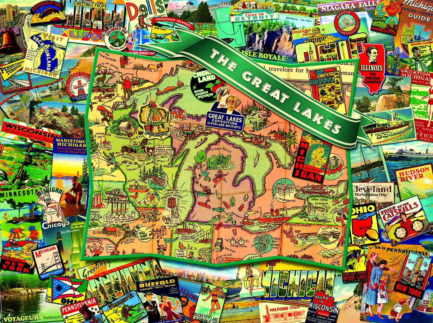 Sunsout Great Lakes 1000 pc Jigsaw Puzzle 70022 | Michaels