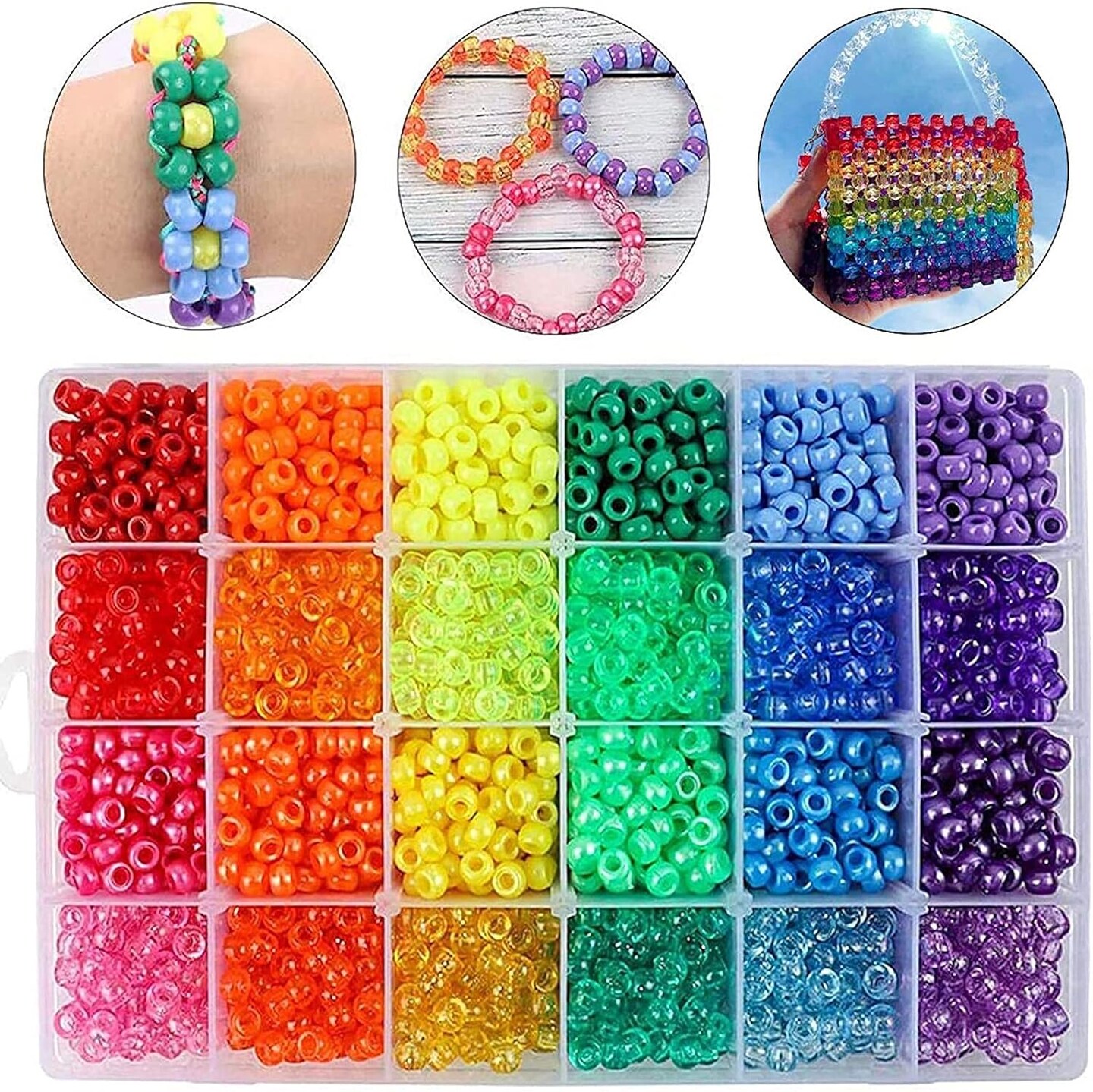 2880pcs Pony Beads Kit