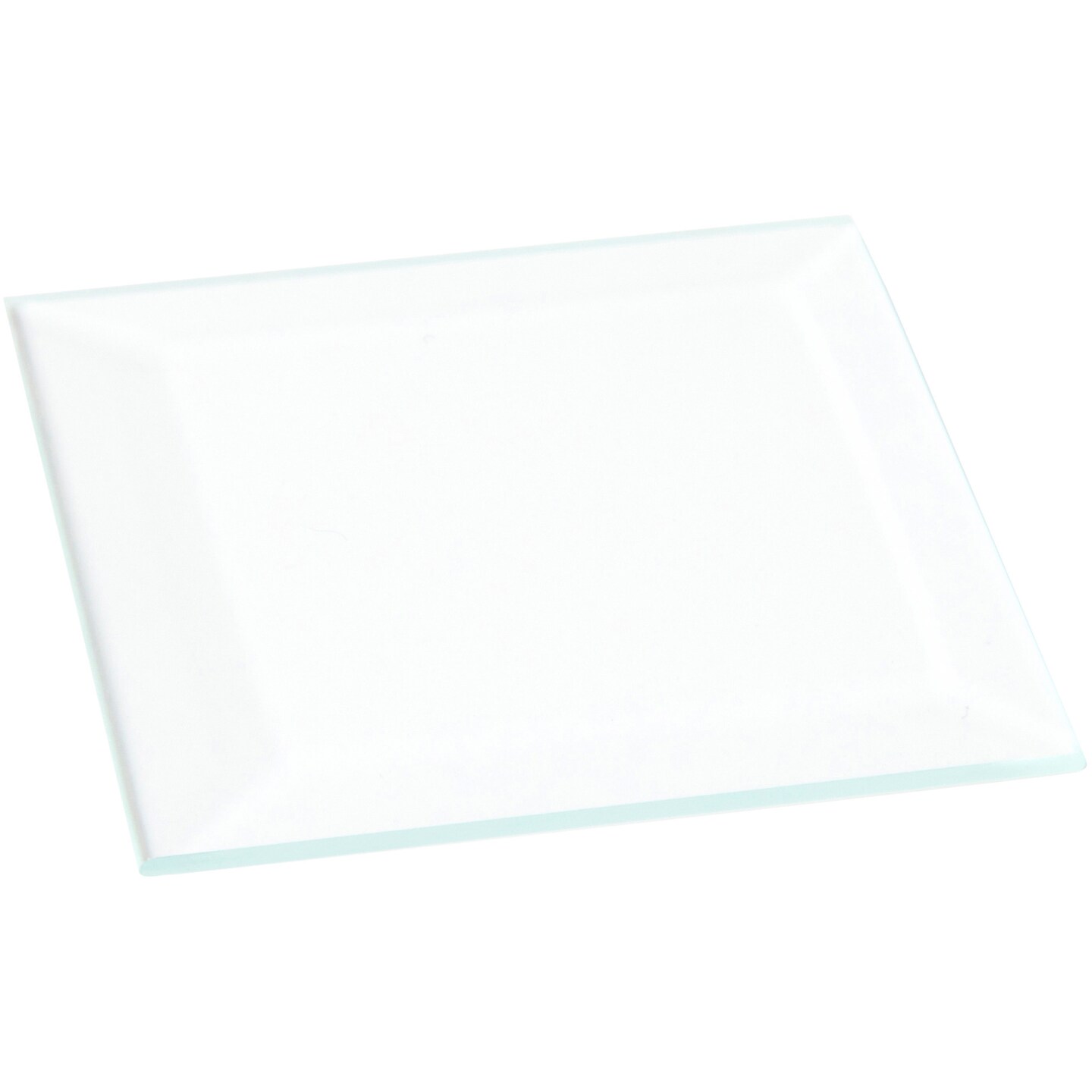 Plymor 2" Square, 3mm Thick Beveled Clear Glass | Michaels