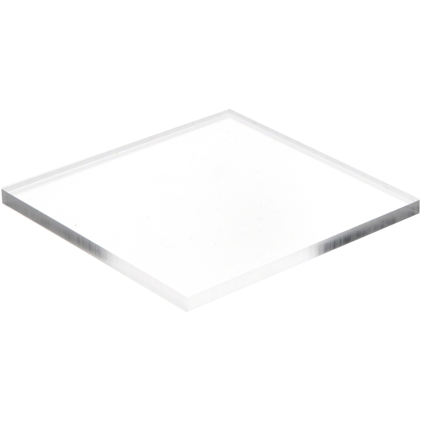 Plymor Clear Acrylic Square Polished Edge Display Base, 4" W x 4" D x 0 ...