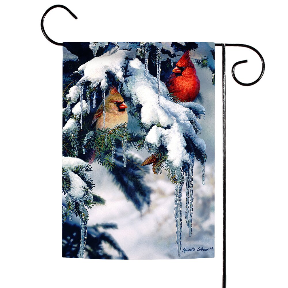 Snowy Fir Cardinals Decorative Winter Flag | Michaels