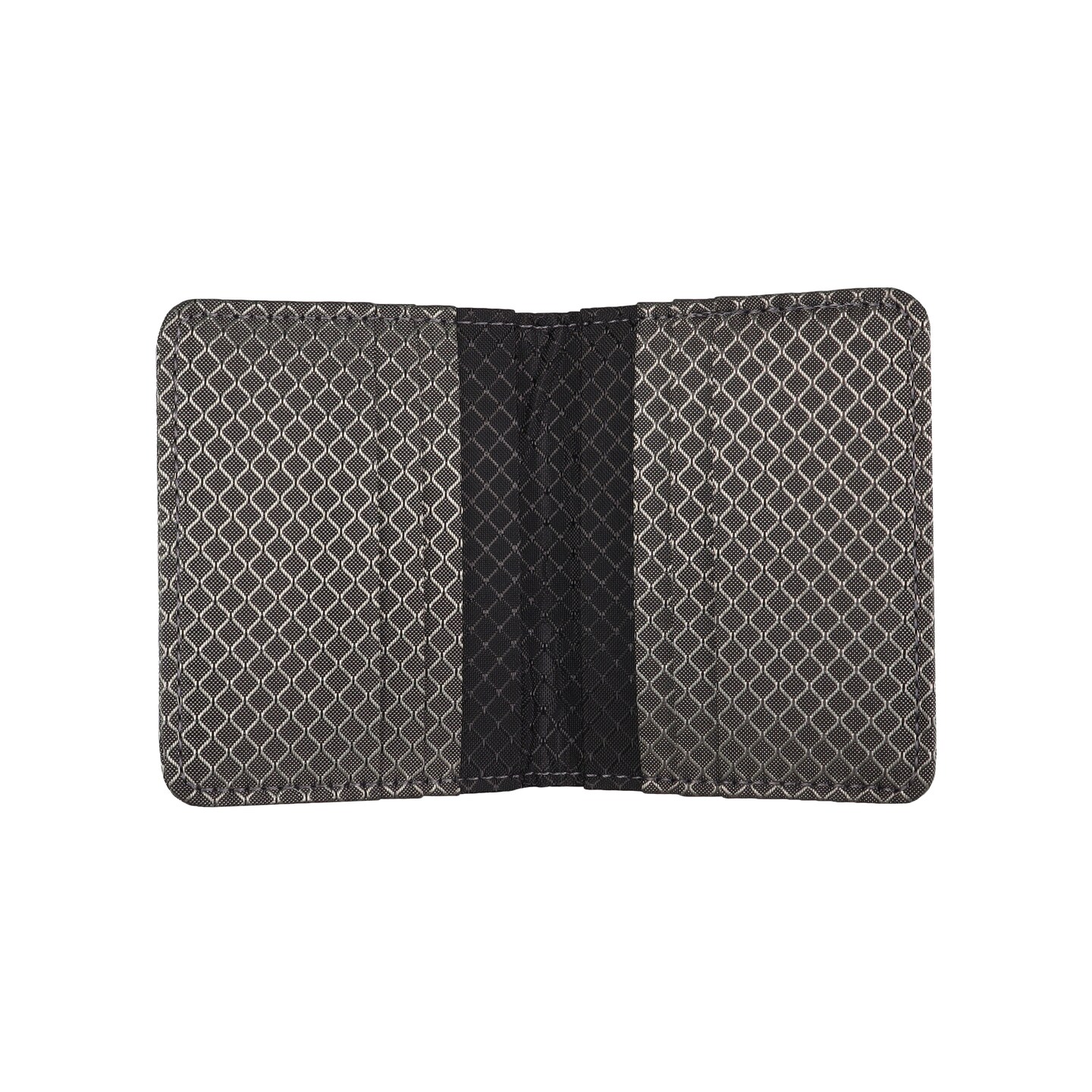 Gray and Black Ripstop Fabric Vertical Bifold Wallet, Ripstop Billfold ...