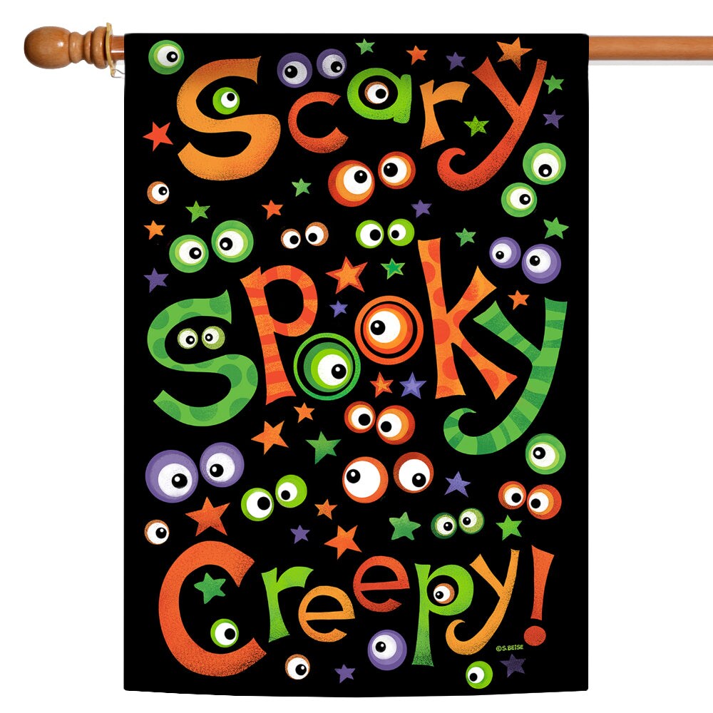Scary Spooky Creepy Decorative Halloween Flag | Michaels