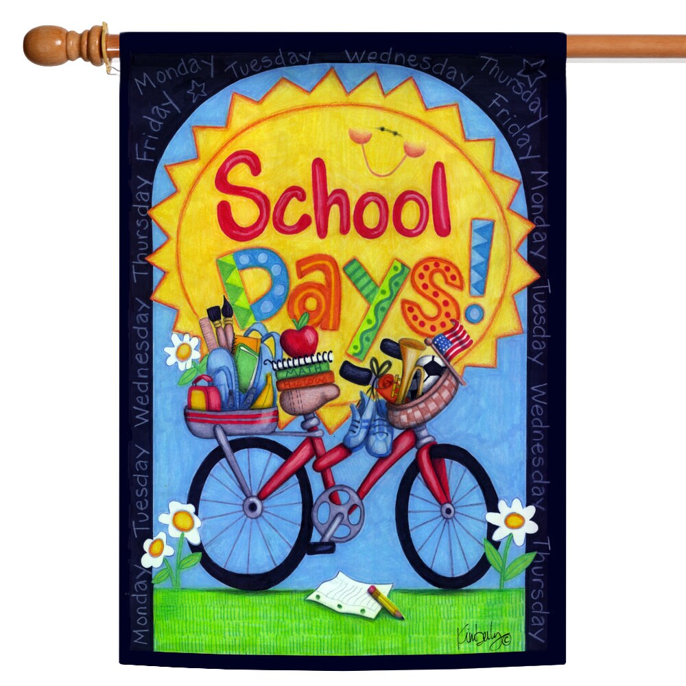 School Days Decorative Classroom Flag | Michaels
