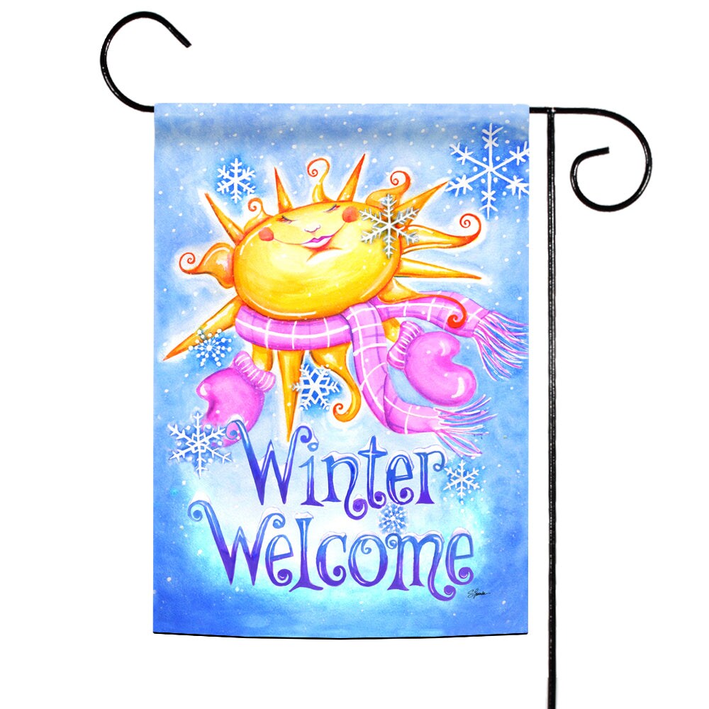 Winter Welcome Decorative Winter Flag | Michaels