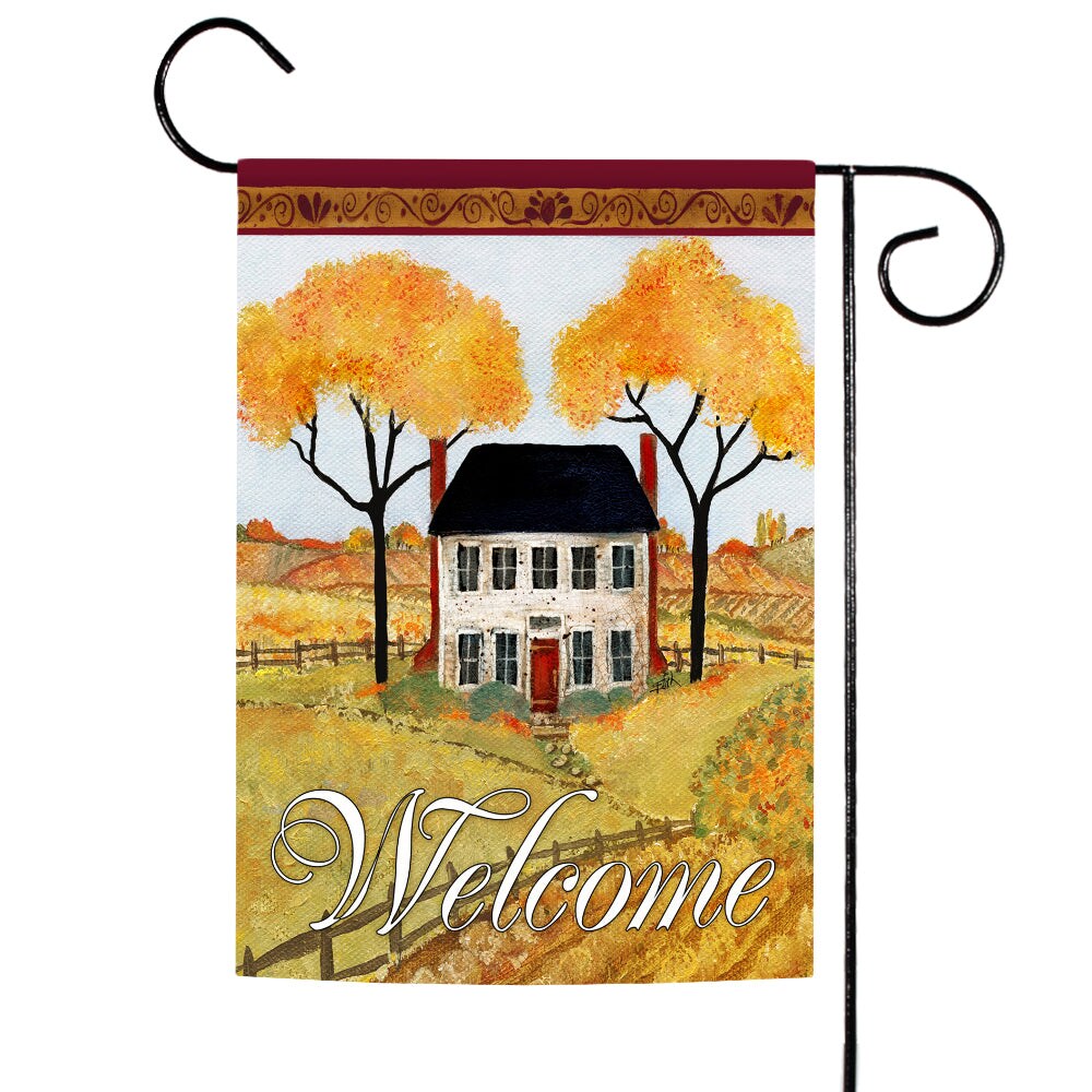 Farmhouse Welcome Decorative Fall Flag | Michaels