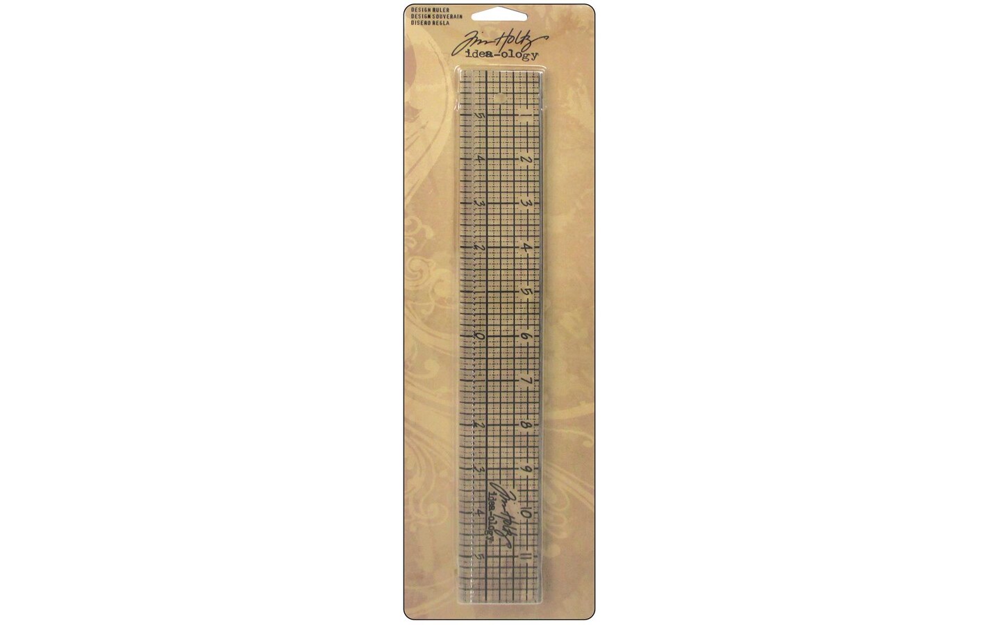 Tim Holtz Idea-ology Tool Design Ruler 12" | Michaels