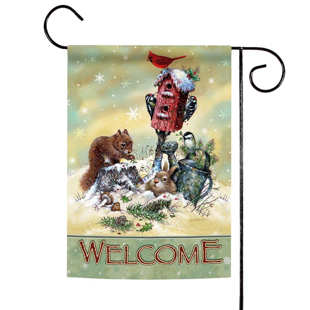 Welcome Winter Critters Decorative Winter Flag | Michaels