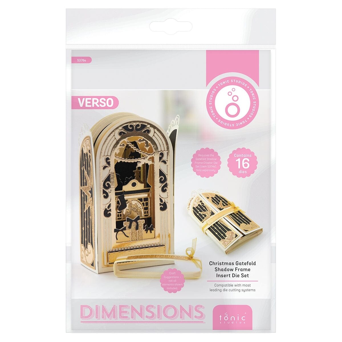 Tonic Studios Die Set-Christmas Gatefold Shadow Frame Inserts | Michaels