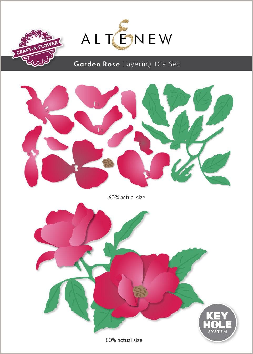 Craft-A-Flower: Garden Rose Layering Die Set | Michaels