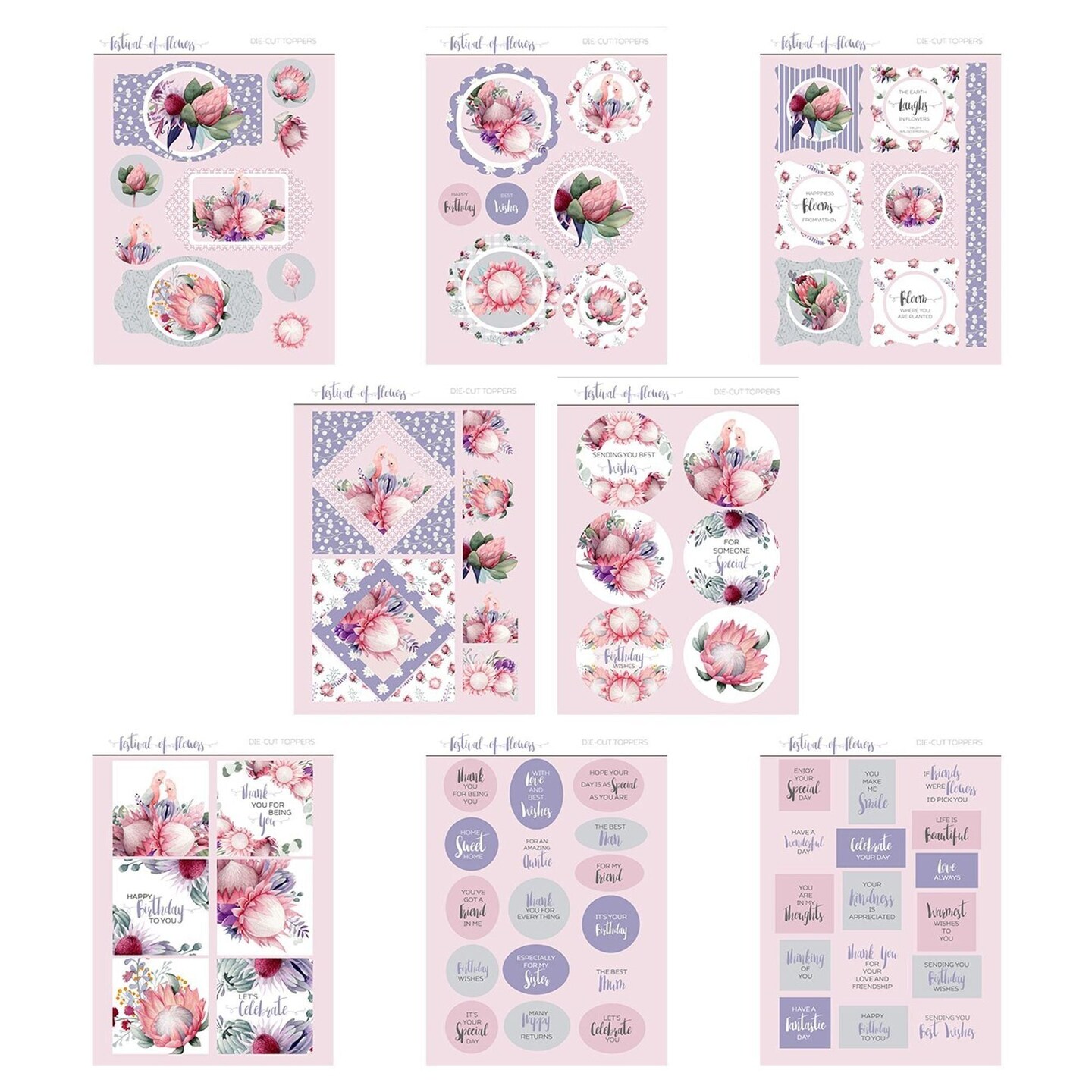 The Paper Tree A Festival of Flowers A4 Die Cut sheets | Michaels