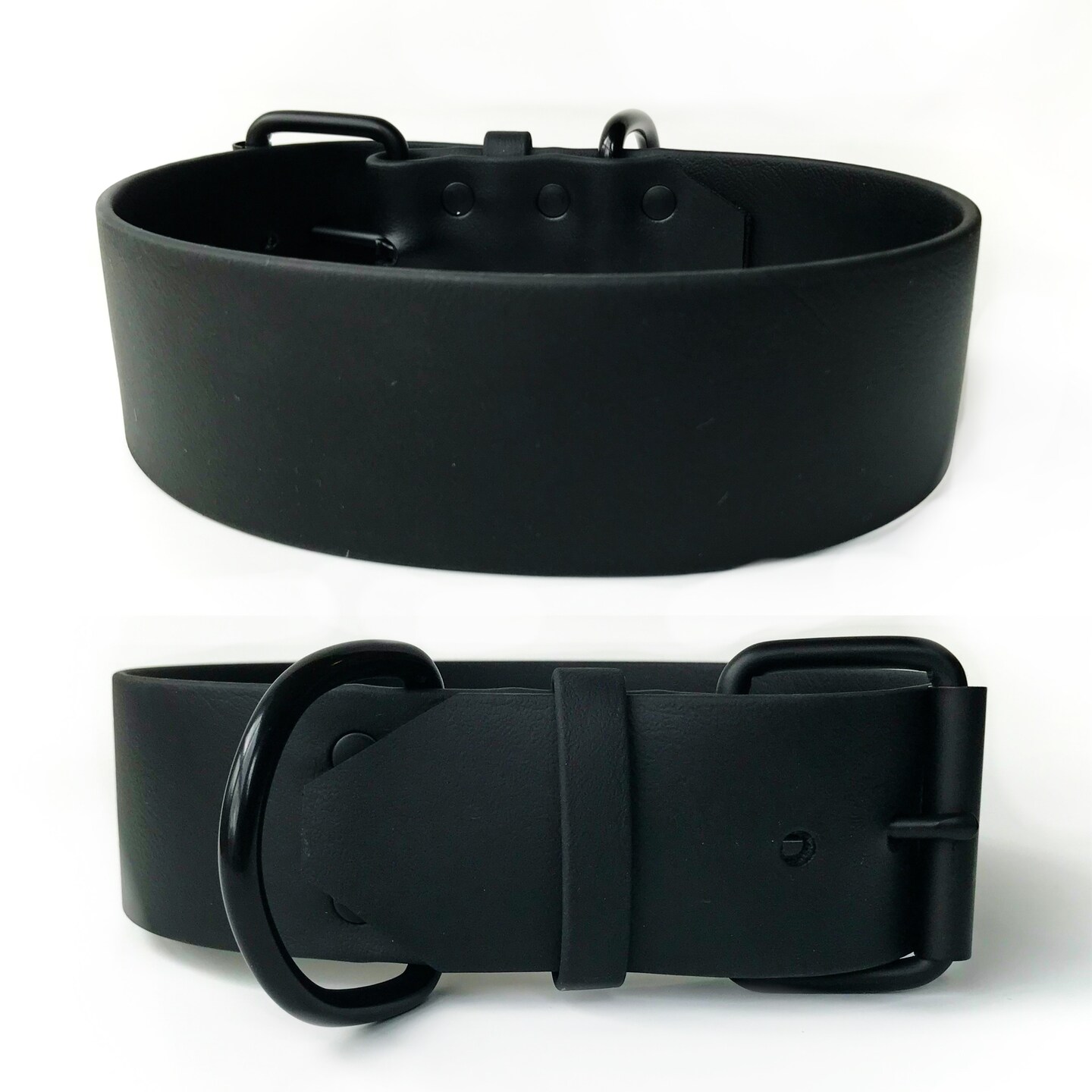 Waterproof Biothane Dog Collar 2 inch wide multiple color choices ...