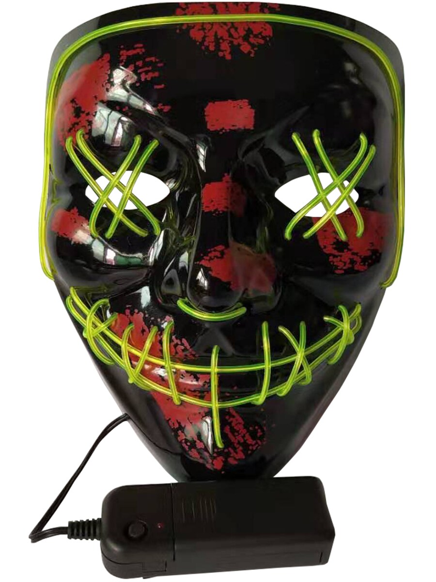 Purge Light Up Yellow Cross Hatch Eyes Mask Costume Accessory | Michaels