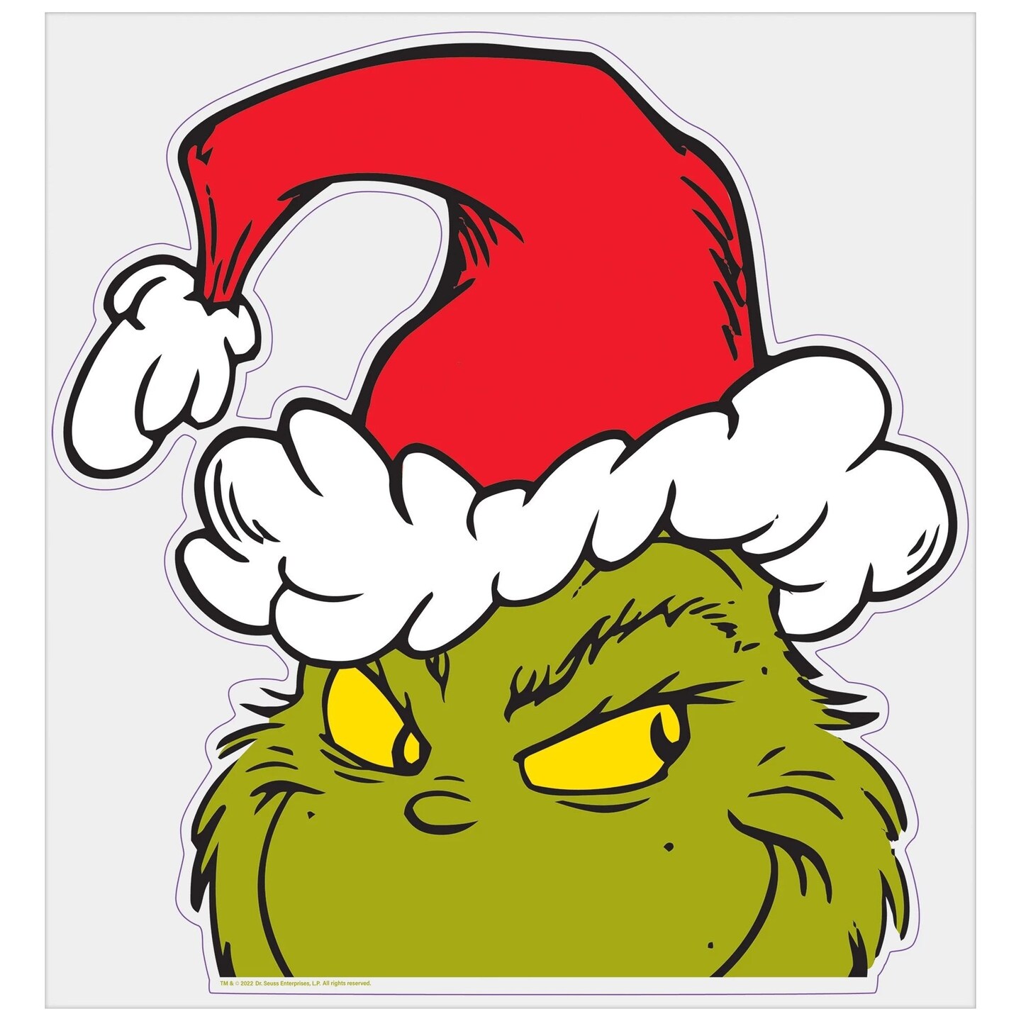 Peeping Grinch Window Cling - 14" x 12" | Michaels