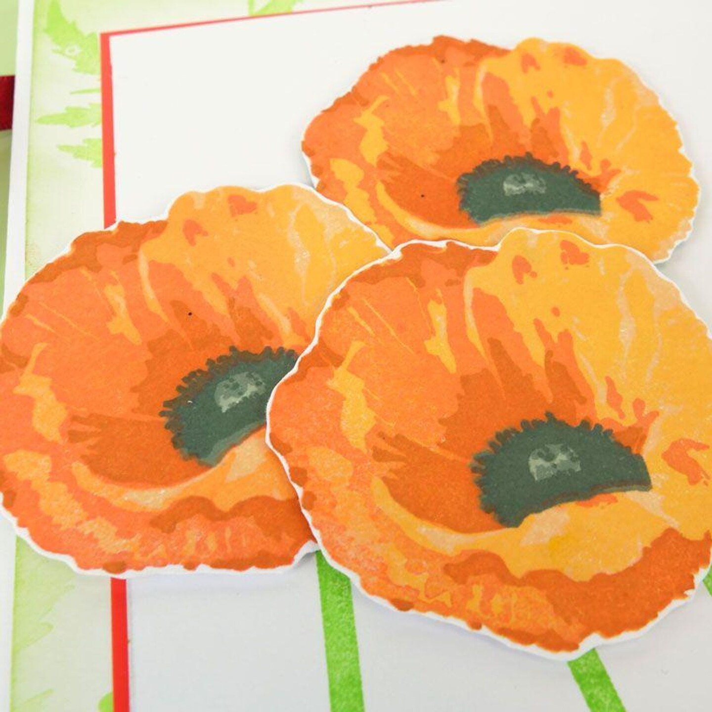 Hunkydory Crafts For The Love Of Stamps - Layering Poppy A5 Stamp Set ...