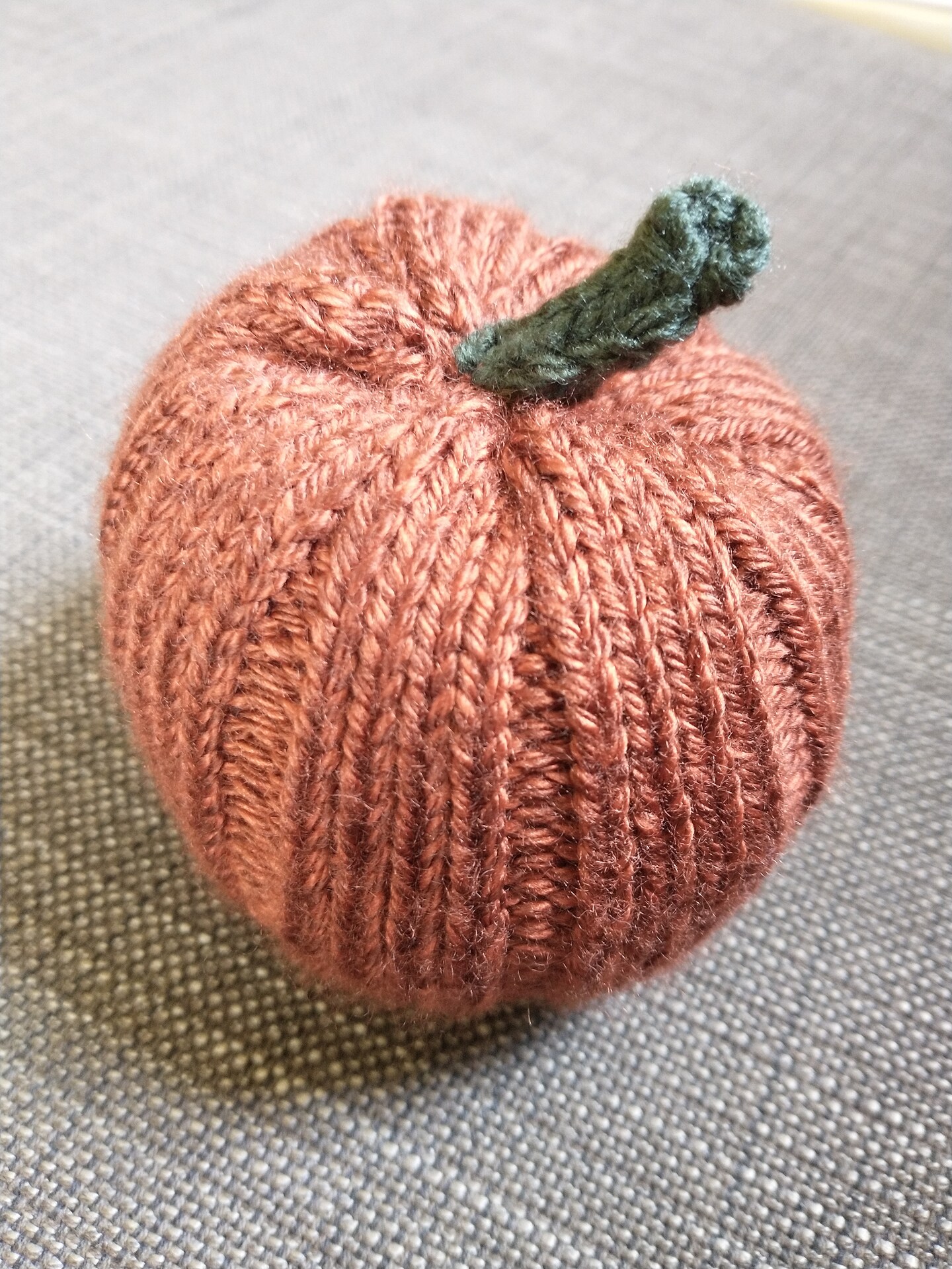 Small Knit Pumpkin | fiber-needle-art | Michaels