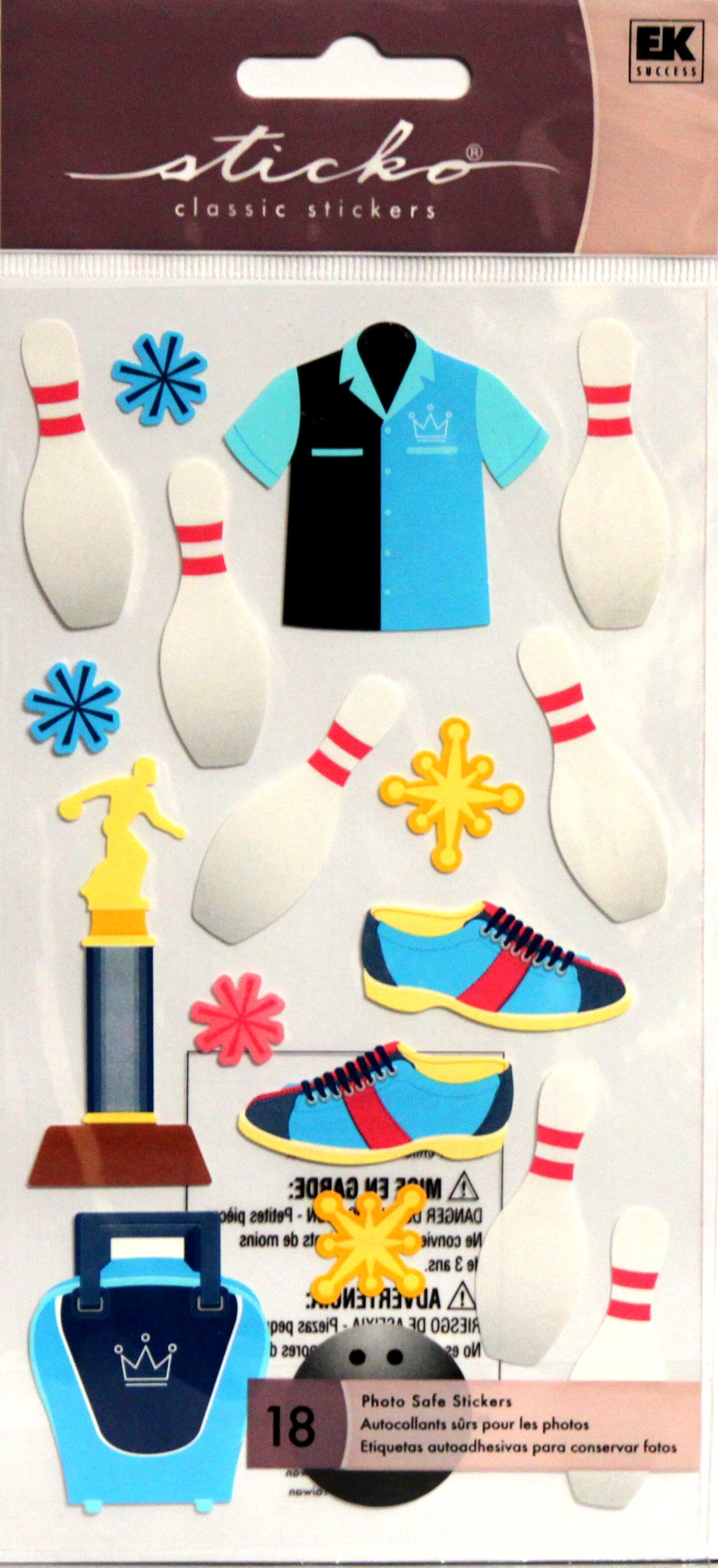 Sticko Bowling Stickers | Michaels