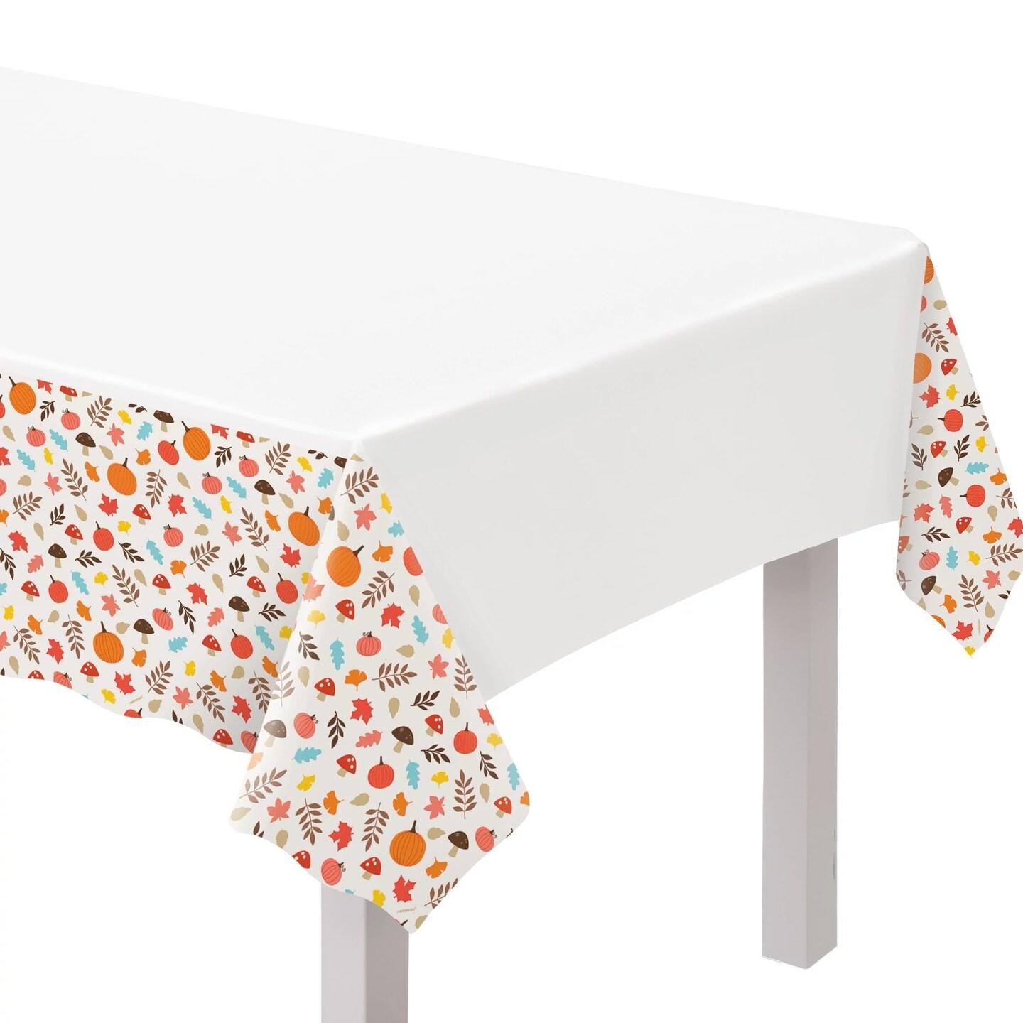 Happy Turkey Day Plastic Table Cover 54" x102" - 1ct | Michaels