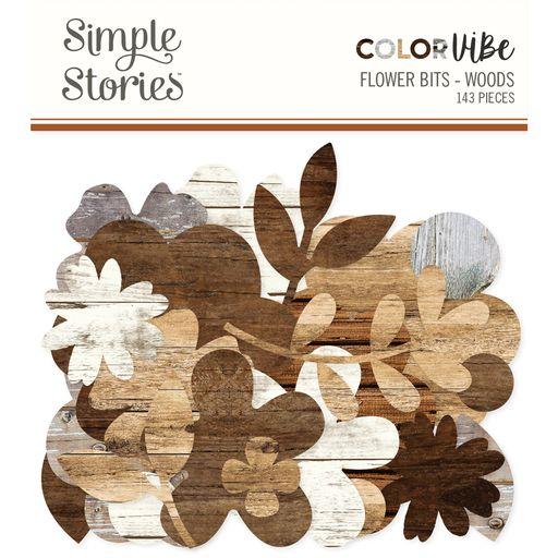 Woods Color Vibe Flowers Bits & Pieces - Simple Stories | Michaels