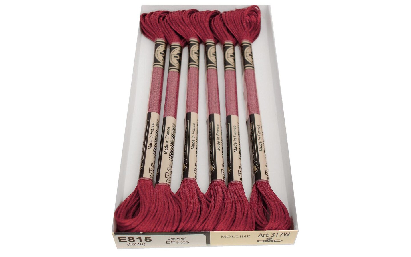 DMC Light Effects Emb Floss Jewels Dark Red Ruby | Michaels