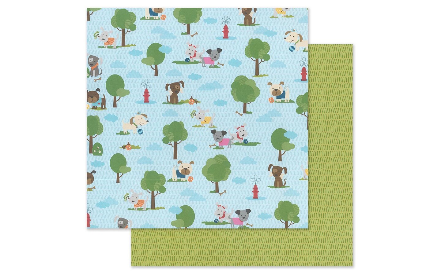 Bella Blvd Cooper Paper 12x12 Dog Park | Michaels