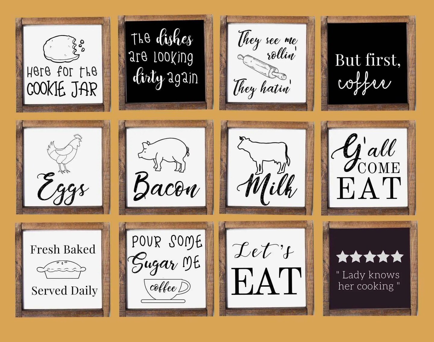 Farmhouse Wood Signs for kitchen | Michaels