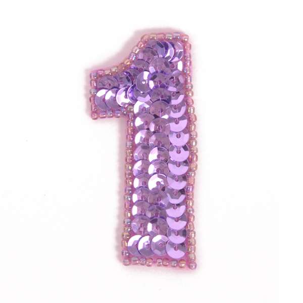 Number 1 Sequin Applique | Michaels
