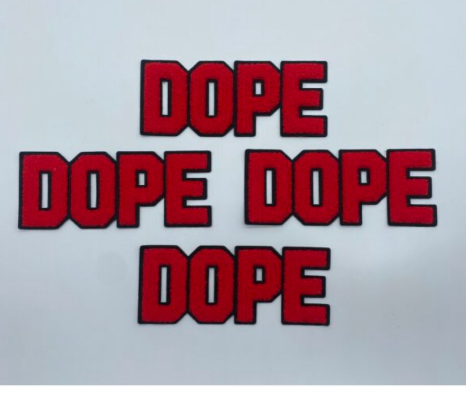 Small DOPE chenille patch | Michaels