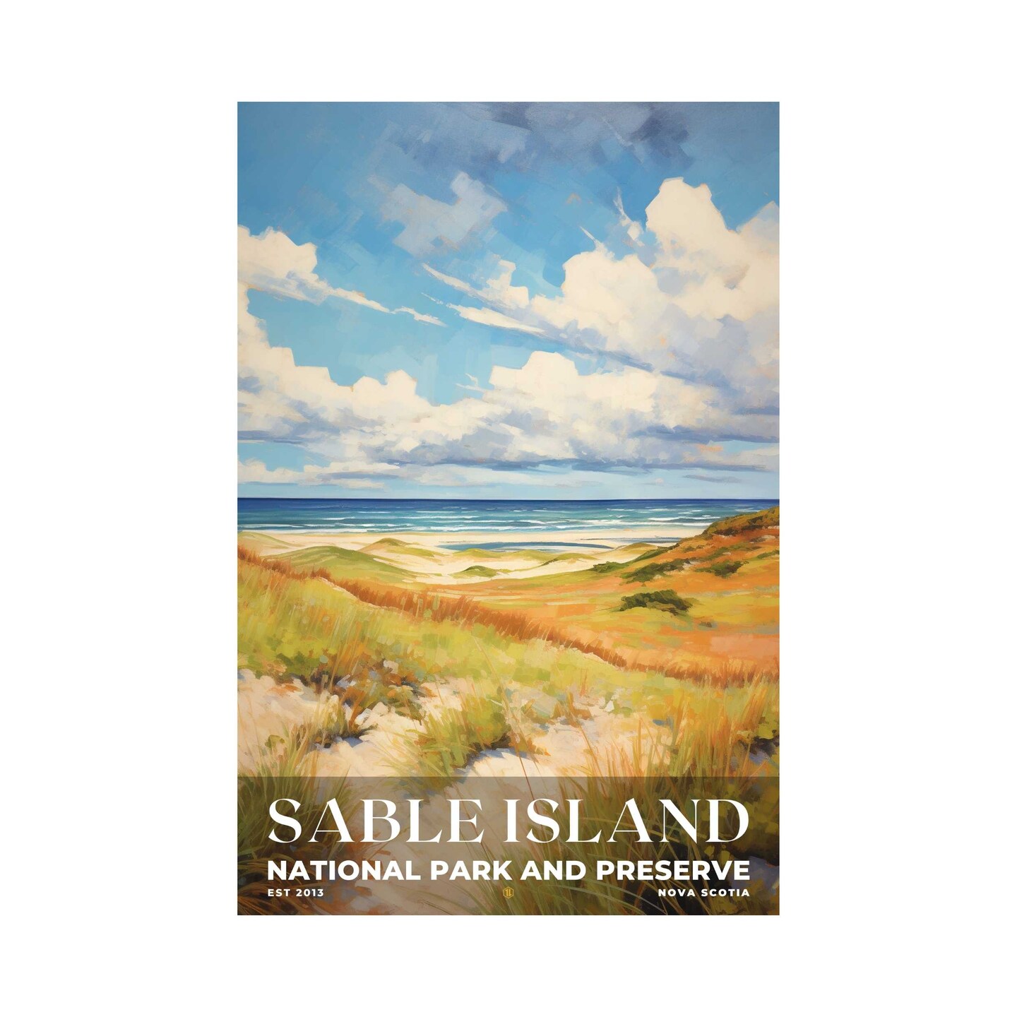 Sable Island National Park Reserve Poster, Travel Print, Office Poster ...