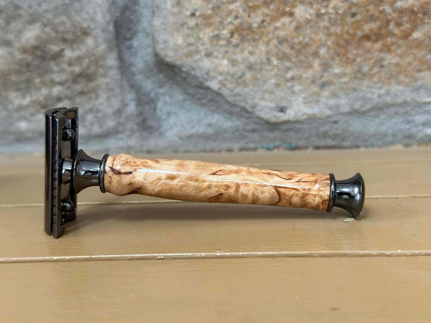Custom Made Wood Handled Safety Razor | MakerPlace by Michaels