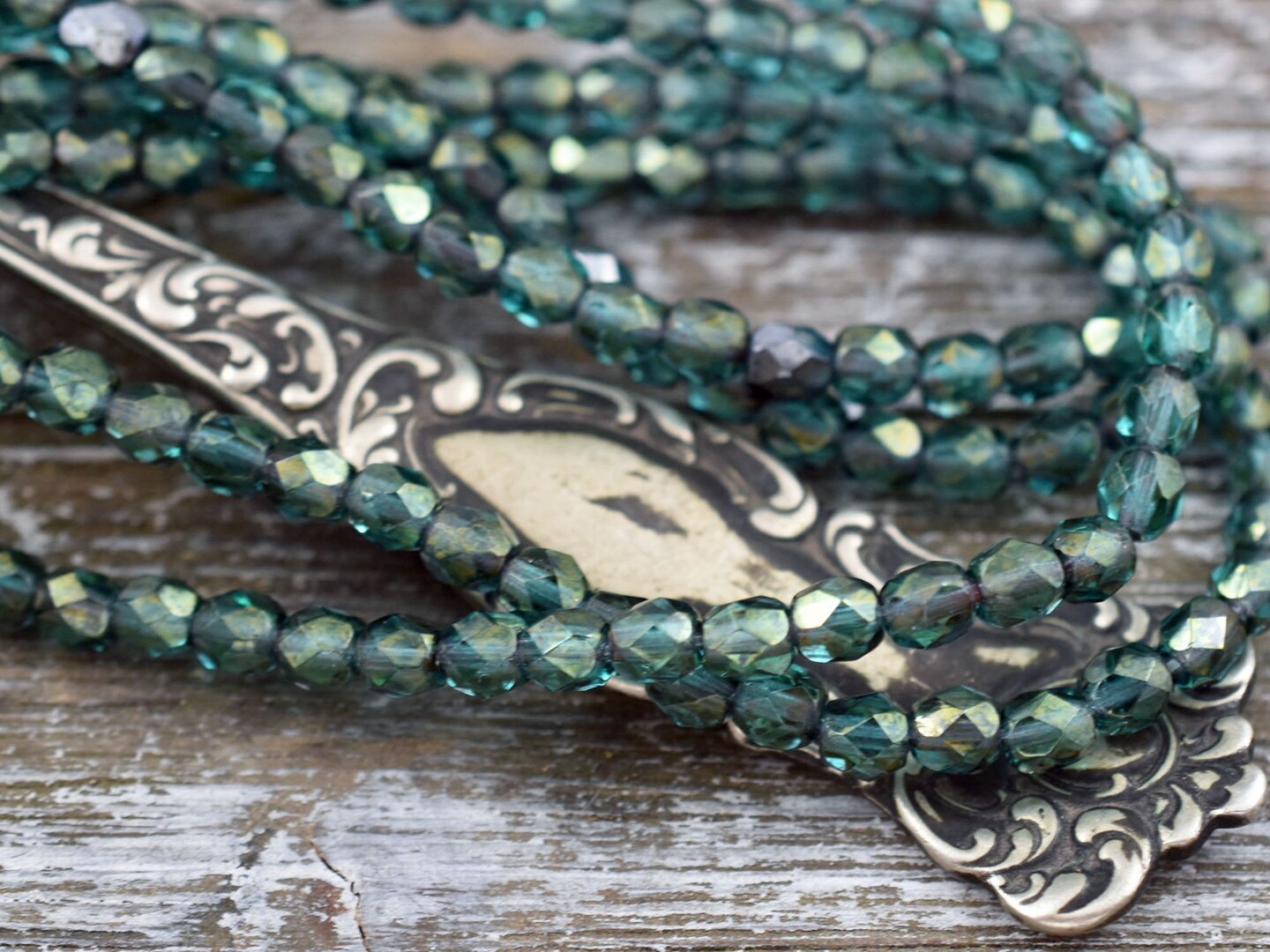 *50* 4mm Gold Washed Emerald Green Fire Polished Round Beads | Michaels