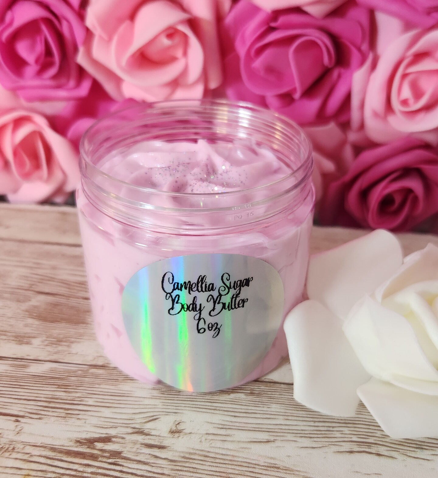 Camellia Sugar Whipped Body Butter. Handmade Shea and Cocoa Butter Body ...