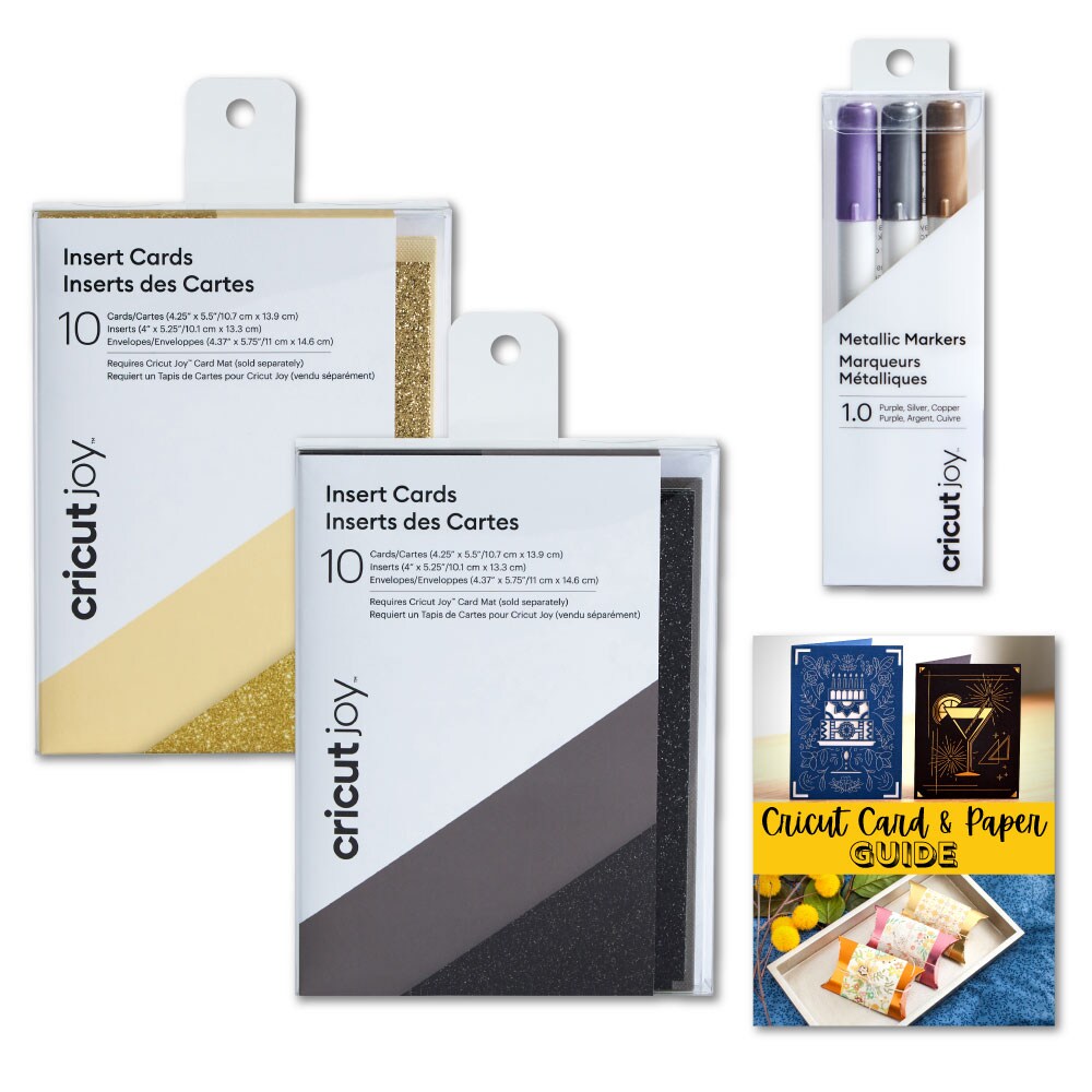 Cricut Joy Glitter Insert Cards with Gel Pens Bundle | Michaels