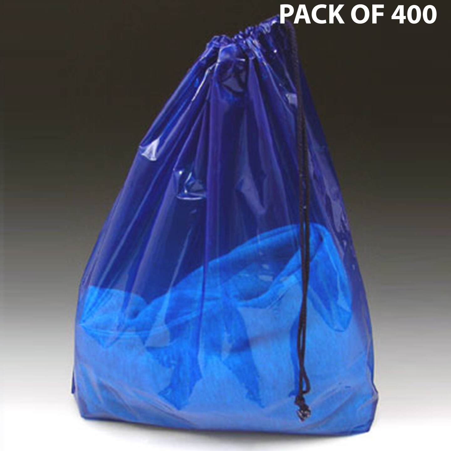 Poly Bag with Single Drawstring 16" x 18" | Crystal-Clear Clarity ...