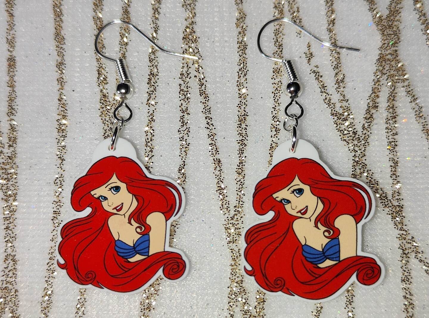 Ariel Fan Art Earrings | MakerPlace by Michaels