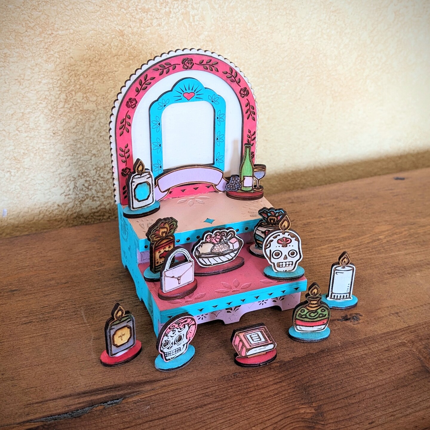 Day of the Dead Ofrenda Altar Photo Shadow Box for Dia de los Muertos ...