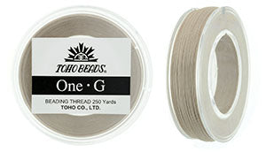 One G Thread, Beige, 250 yds | Michaels