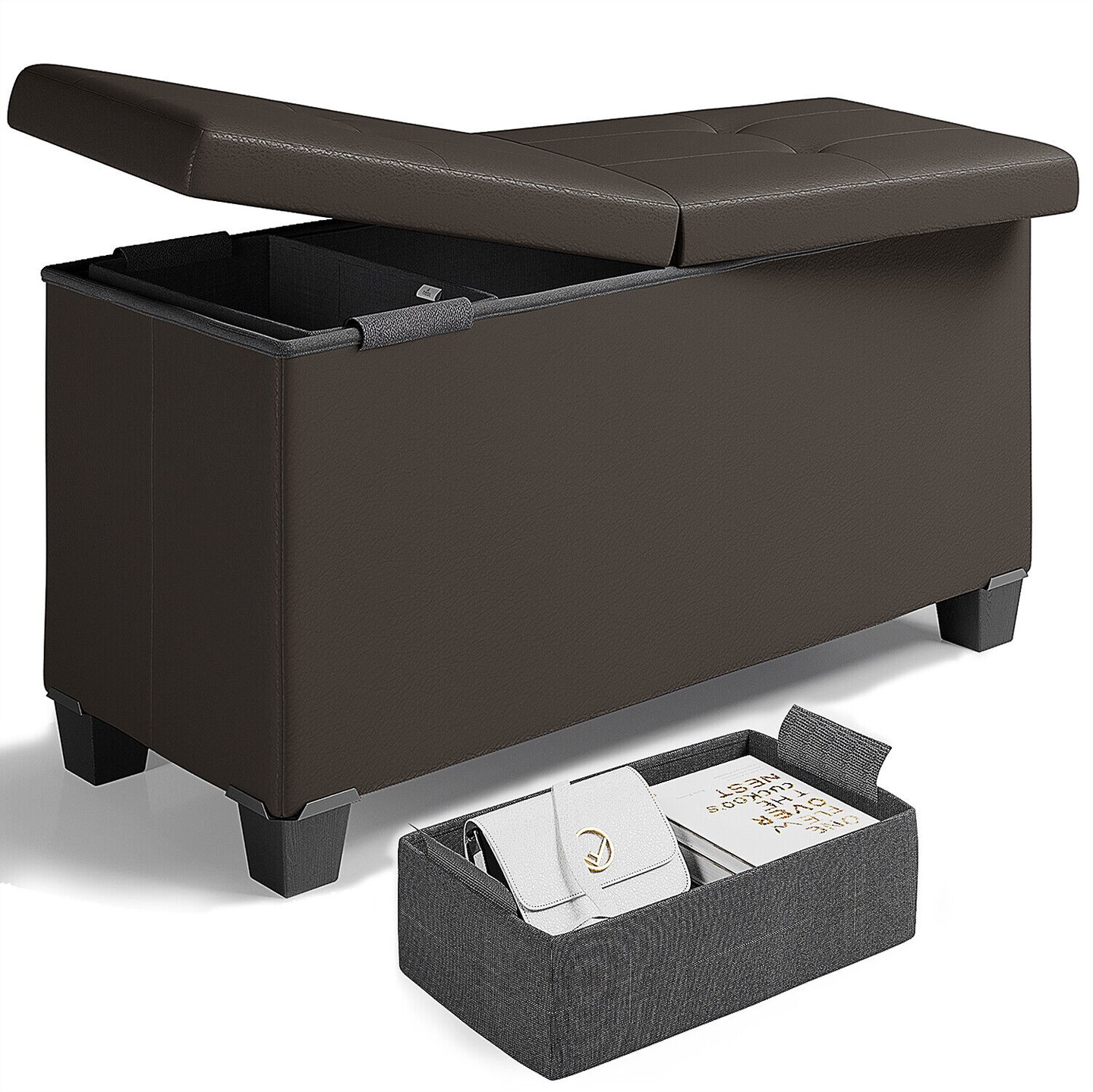 30 Inches Rectangular Ottoman Storage | Michaels
